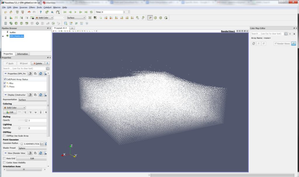 Point and Smoothed-Particle Hydrodynamics (SPH) Interpolation in ParaView Point and Smoothed-Particle Hydrodynamics (SPH) Interpolation in ParaView