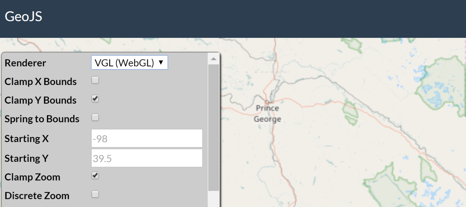 Geospatial Visualizations in GeoJS