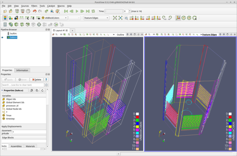 New in ParaView: Feature Edges representation