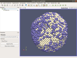 Atomic Structures in Tomviz