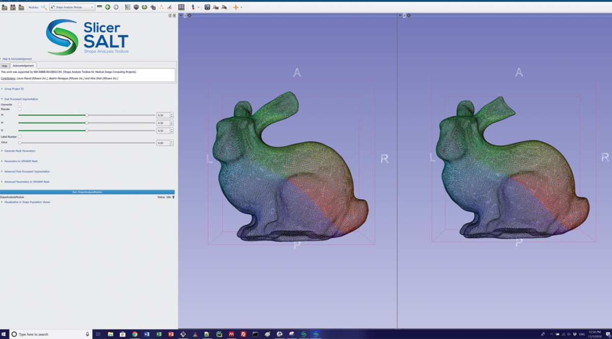 Quantifying Anatomical Shape with SlicerSALT