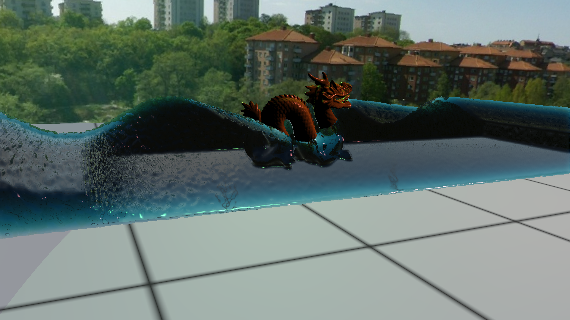 Screen-Space Fluid Rendering in VTK