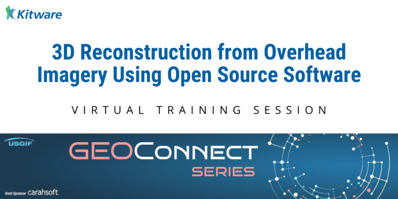 Virtual Training Session: 3D Reconstruction from Overhead Imagery using ...