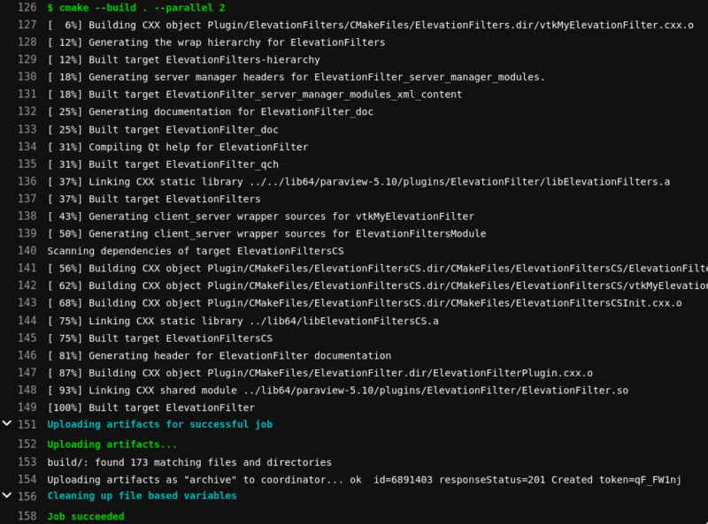Building a ParaView plugin for the binary release of ParaView