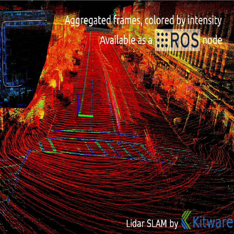 Kitware Lidar SLAM is available with ROS and ROS2