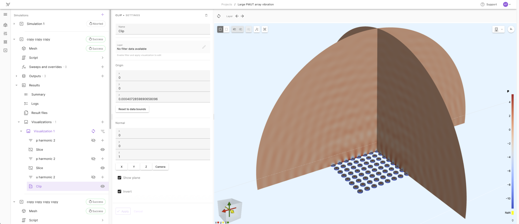 Simulations as a service with VTK.js and ParaView