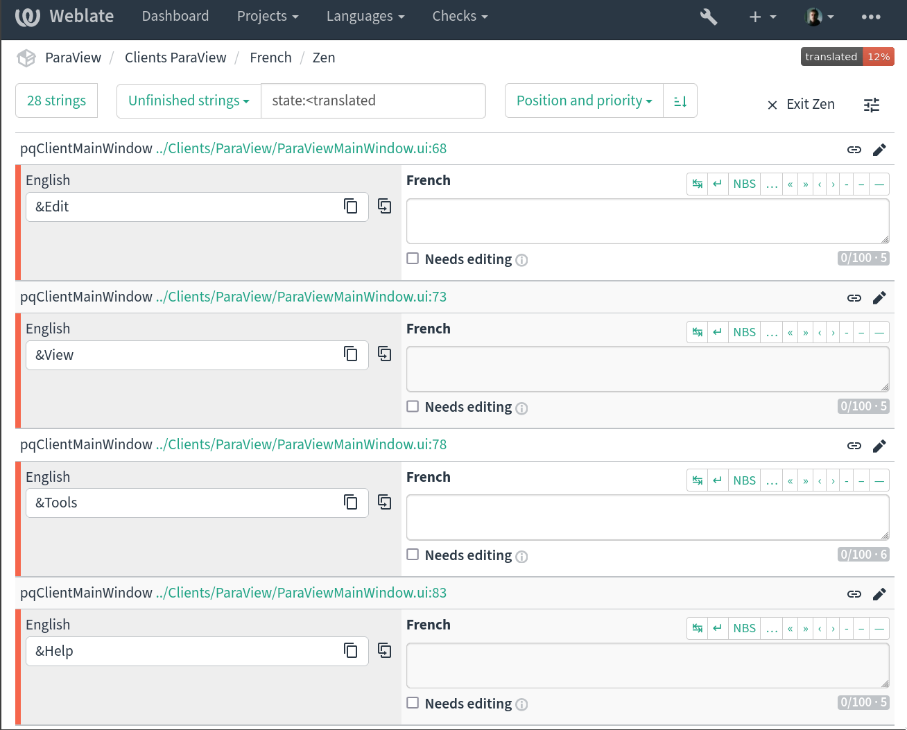 Help translate ParaView into your language!