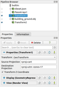 Unlocking Geospatial Insights: Integrating 3D Tiles and GeoTransforms into ParaView for Seamless ...