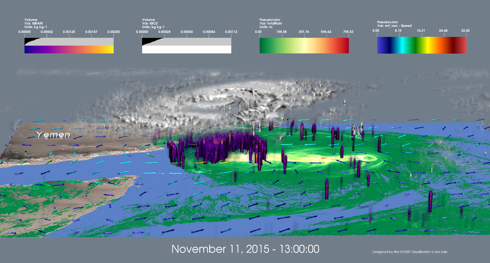 Cyclone Chapala Simulation with ParaView Catalyst through KAUST ...
