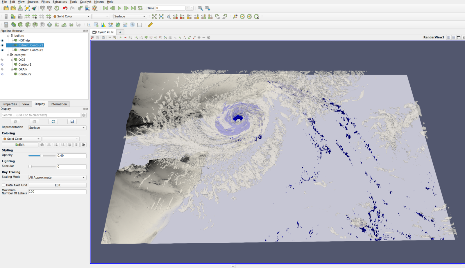 Cyclone Chapala Simulation with ParaView Catalyst through KAUST ...