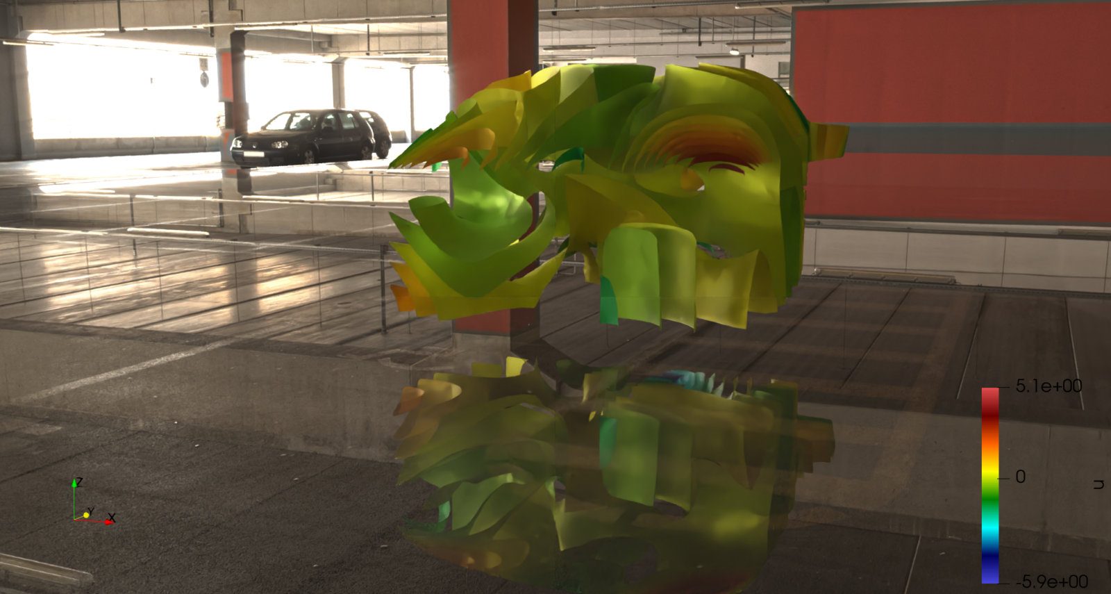 Automotive Acoustic Simulation Post-processing with ParaView