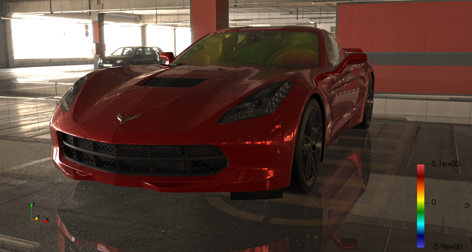 Automotive Acoustic Simulation Post-processing with ParaView