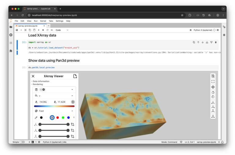Bridging Data and Visualization: Interactive Scientific Exploration with VTK-Xarray Interoperability
