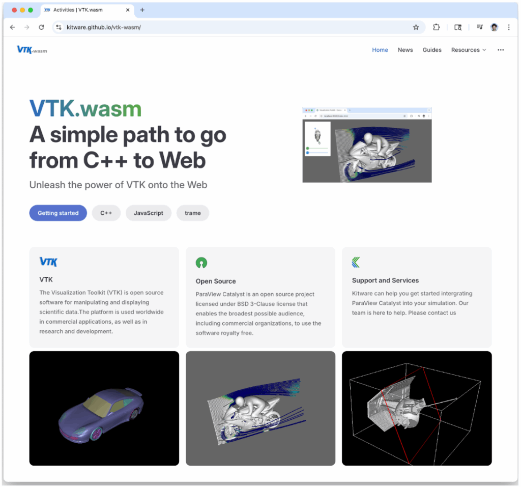 Introducing WebAssembly support in VTK
