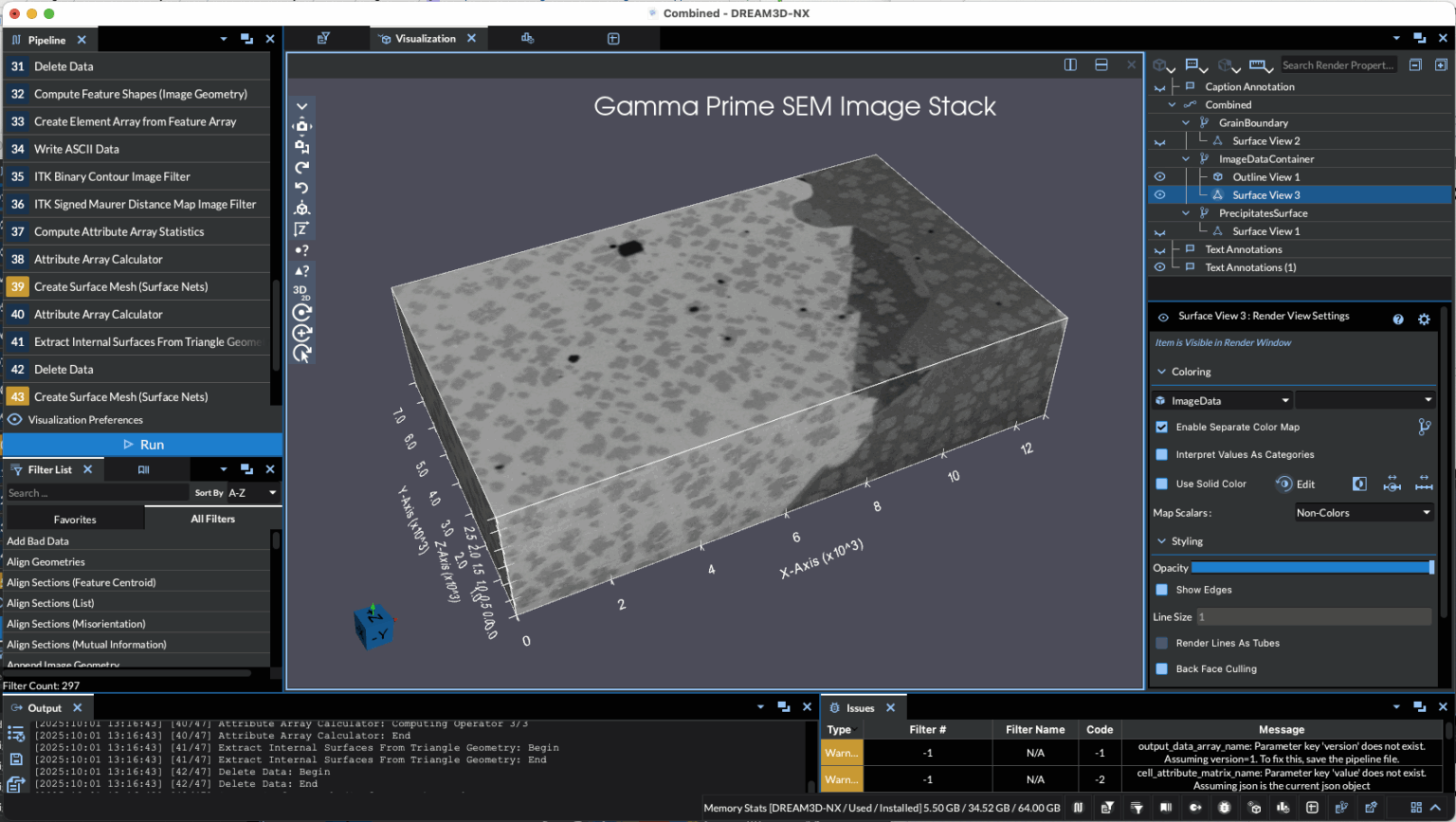 Visualizing the Microstructure: How DREAM3D-NX and VTK Empower Materials Science Research